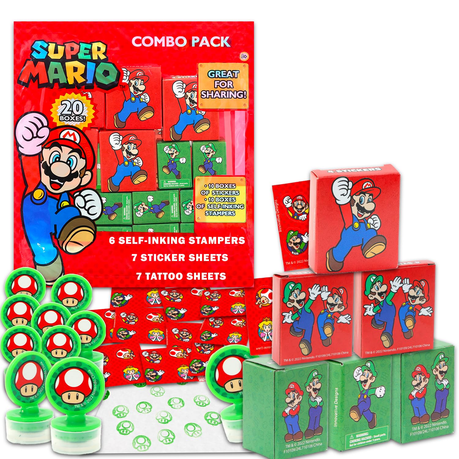 Snapklik.com : Super Mario Classroom Gift Exchange Set - Bundle