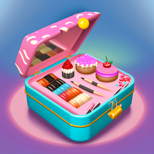Cosmetic Rainbow Makeup Box Cake - App on Amazon Appstore