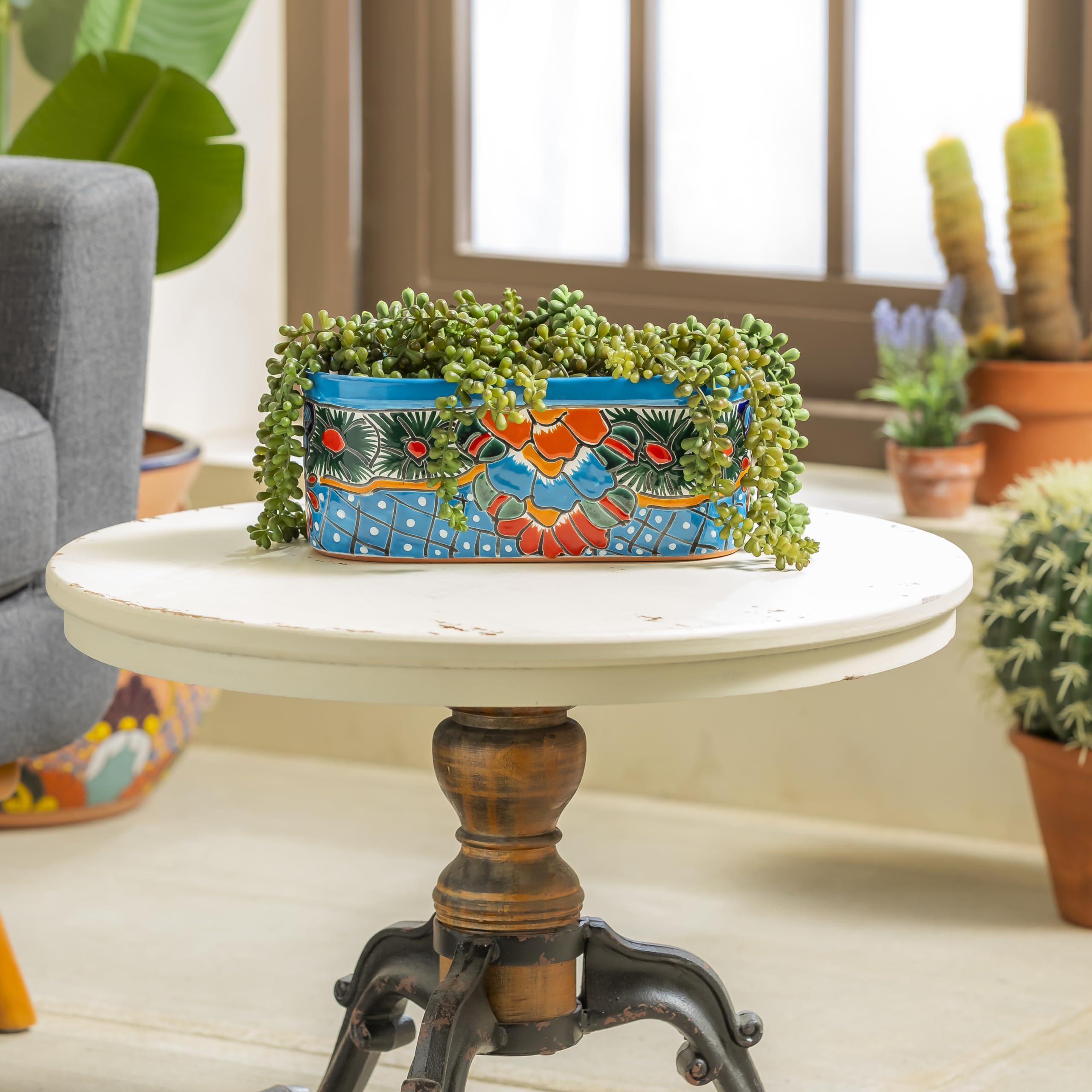 Snapklik.com : Evergreen Garden Talavera Mexican Pottery Ceramic ...