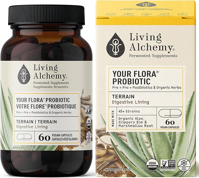 Gut Health Supplement - Your Flora Probiotic Terrain with Fermented ...