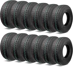 Amazon.com: Copartner Set of 12(TWELVE) All Steel Radial 14 ply Trailer Tire - ST235/80R16 129 ...