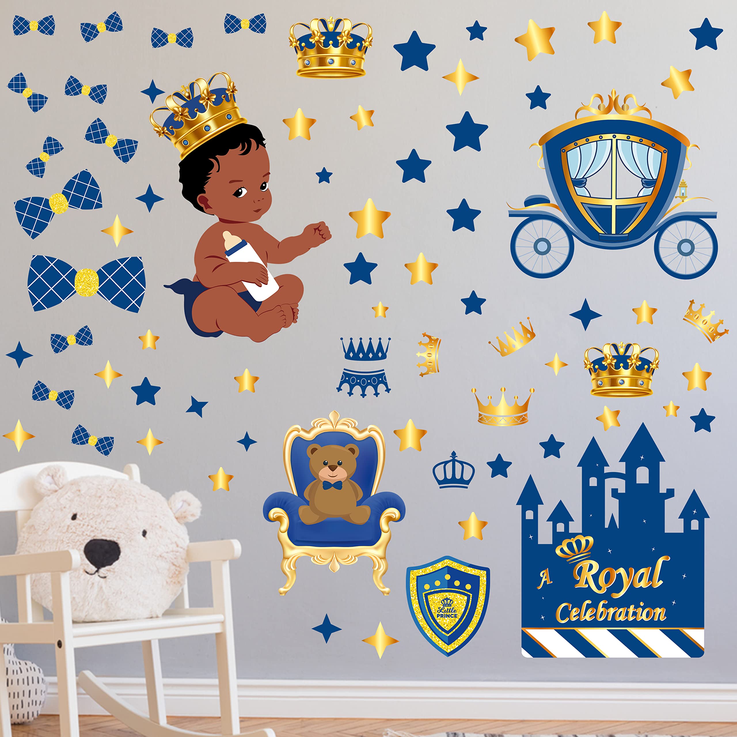 Prince Crown Wallpaper Border