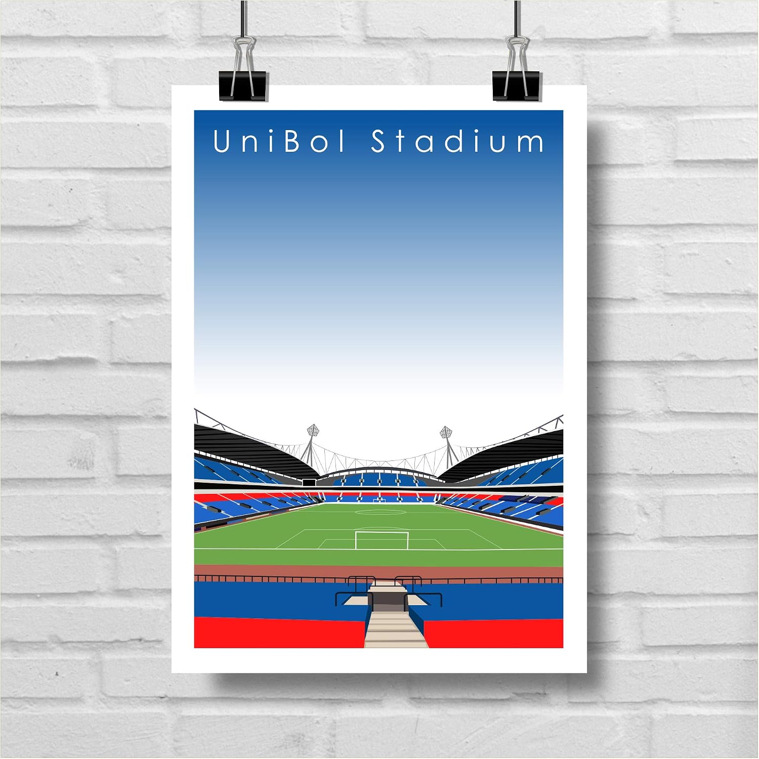 Homendts Wall Art Graphic Design Football Stadium Gift Print Collection ...