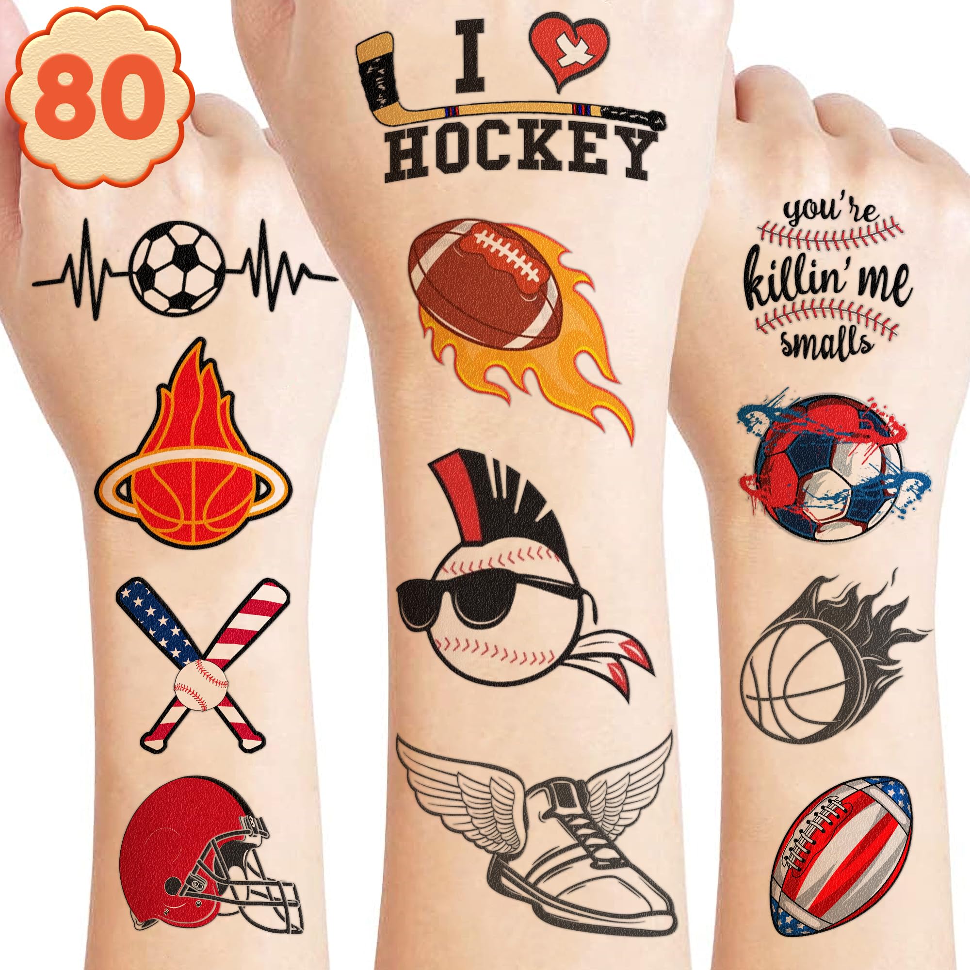 Hockey Fake Tattoos Nashville Predators Vibrant Retro Temporary