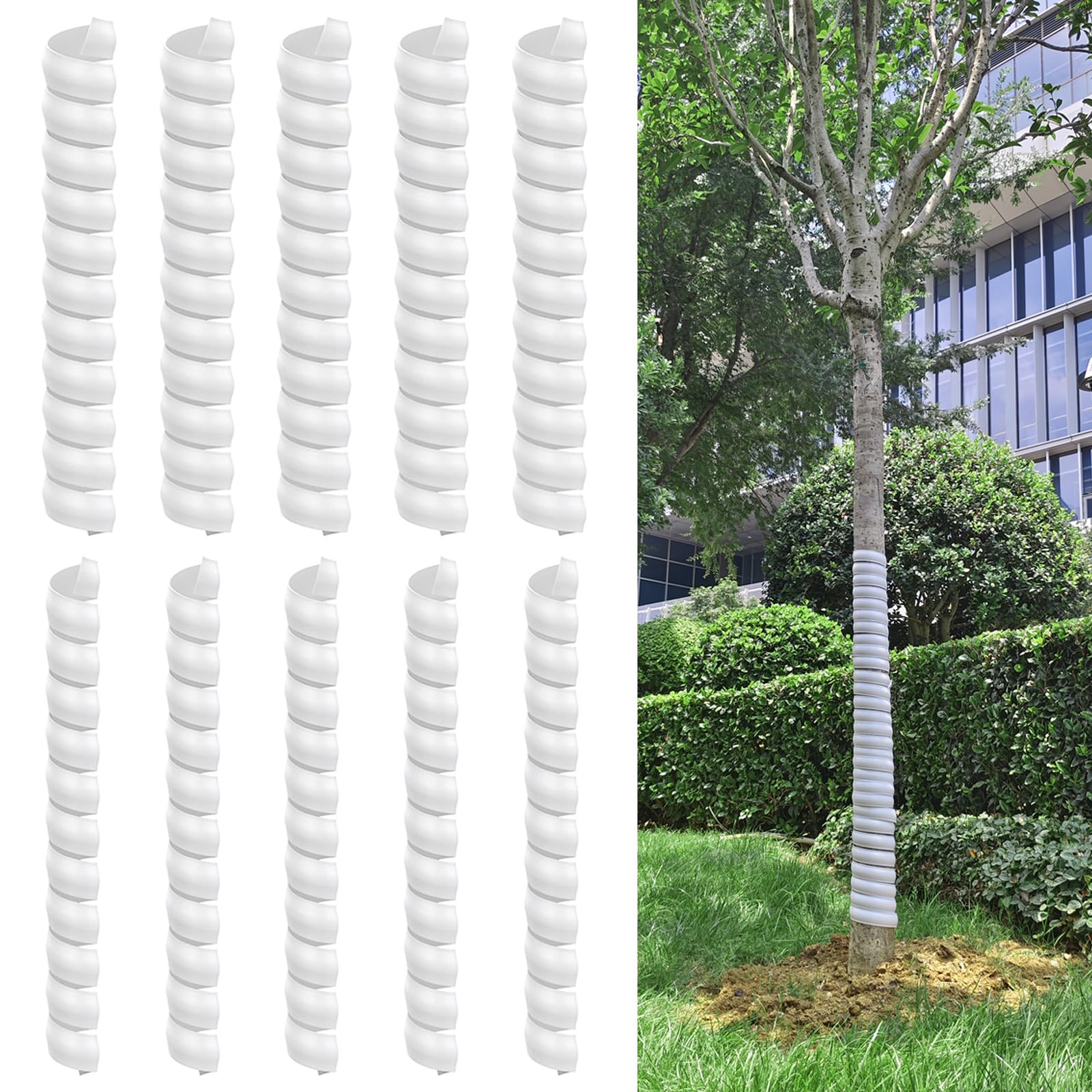Amazon.com : 10PCS Tree Protectors,Tree Trunk Protector Guard, Tree ...
