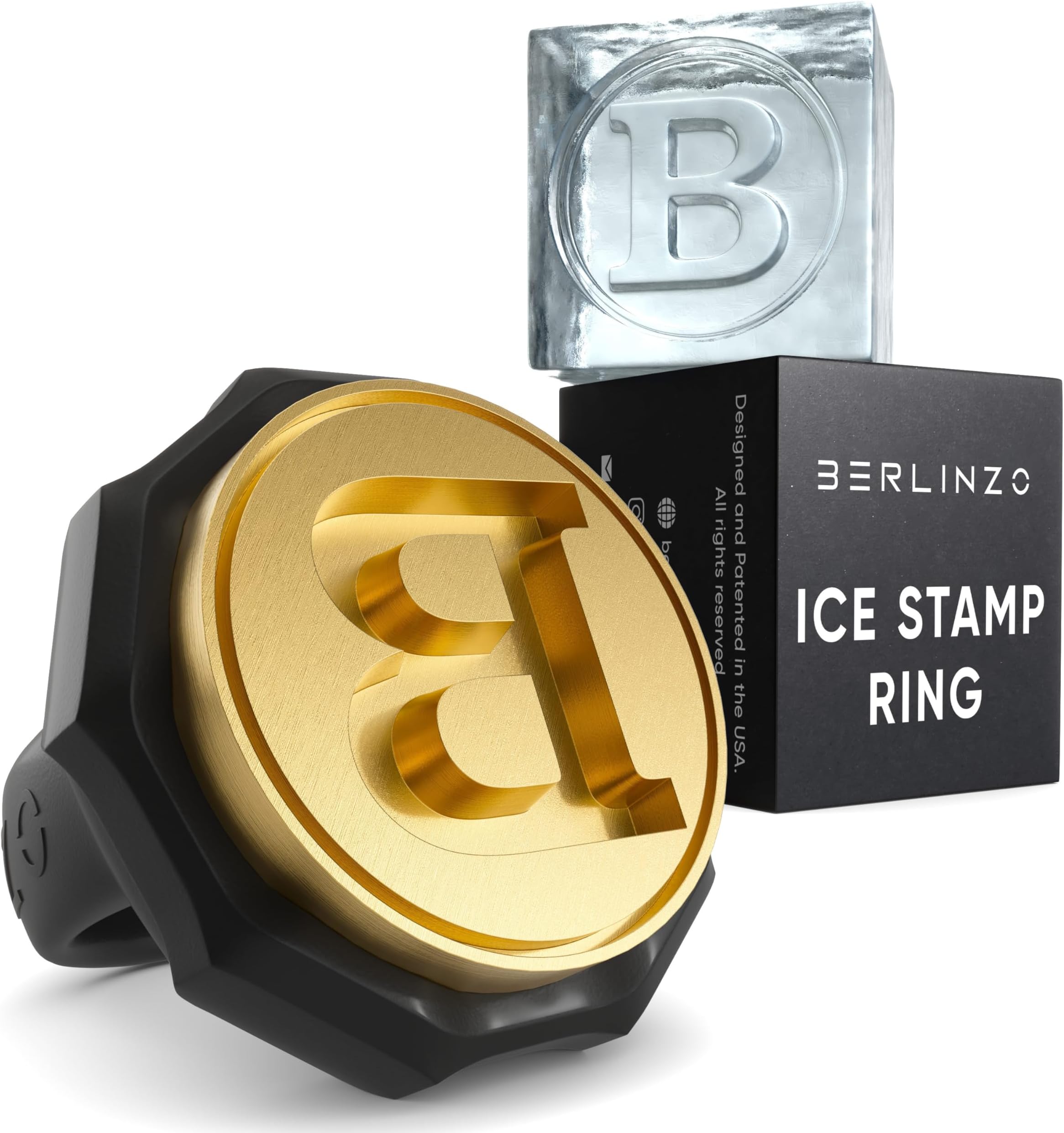 Amazon.com: Crawell Custom Ice Cube Stamp - Personalized Ice Stamp ...