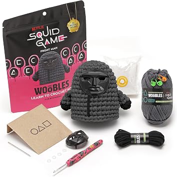 Amazon.com: The Woobles Beginners Crochet Kit with Easy Peasy Yarn as ...