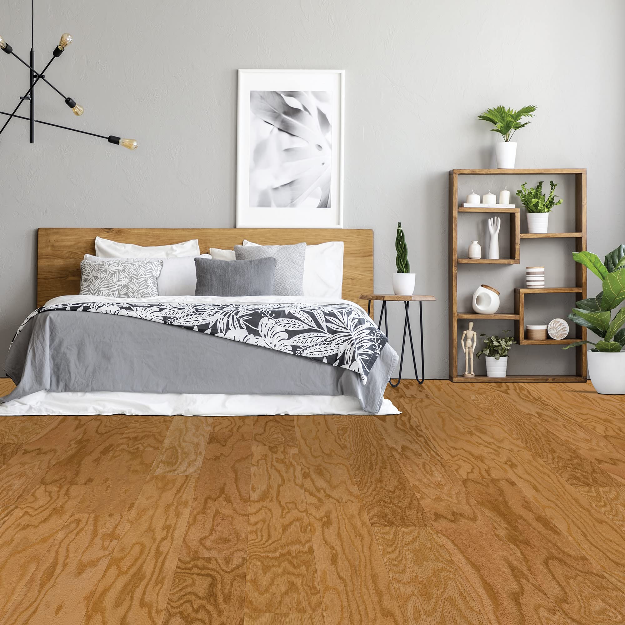 Harris Wood Red Oak Engineered Hardwood Flooring 4-3/4â€_x009d_ Wide x ...