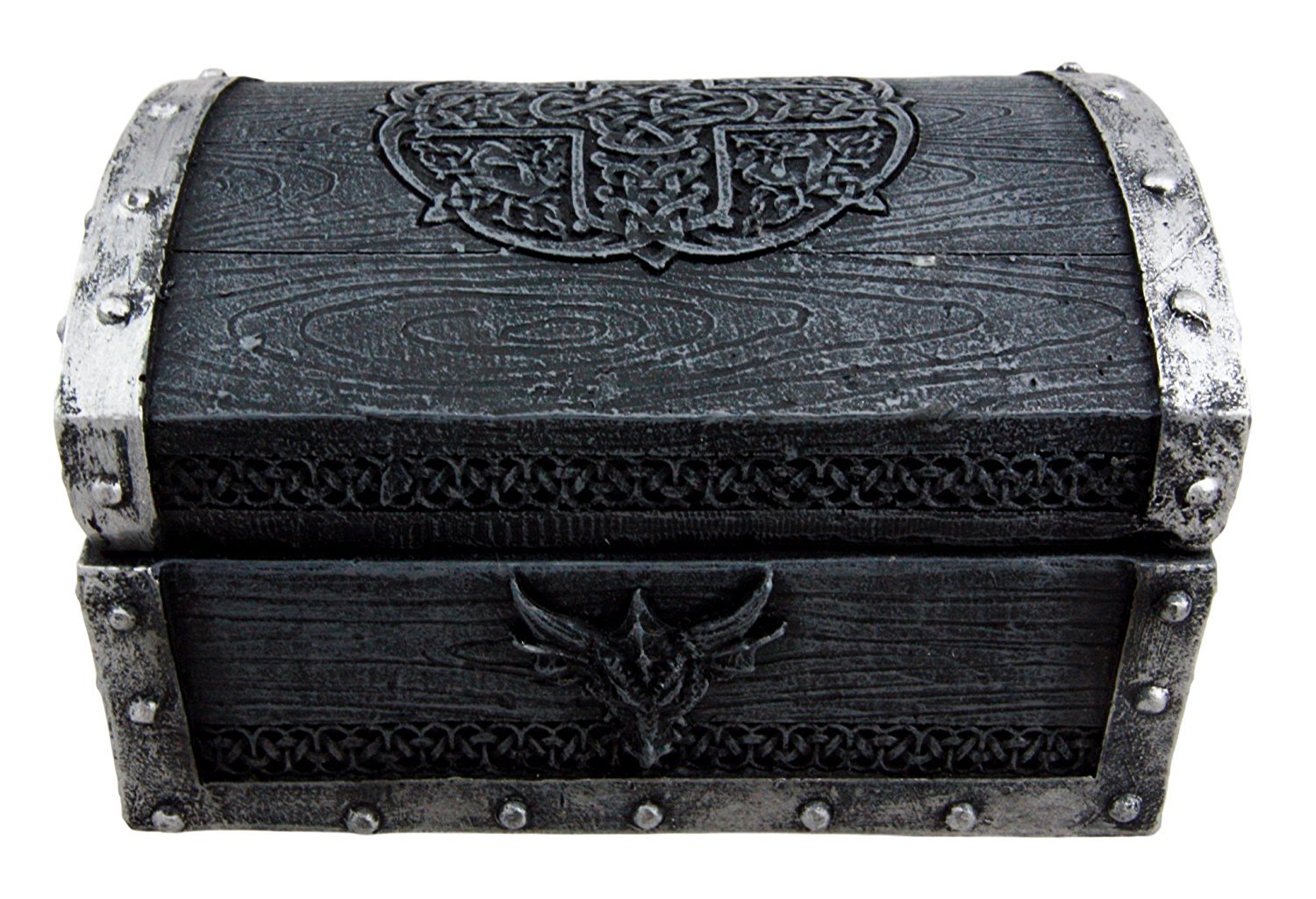 Ebros Gift Medieval Fantasy Celtic Crest Dragon Decorative Box Figurine ...