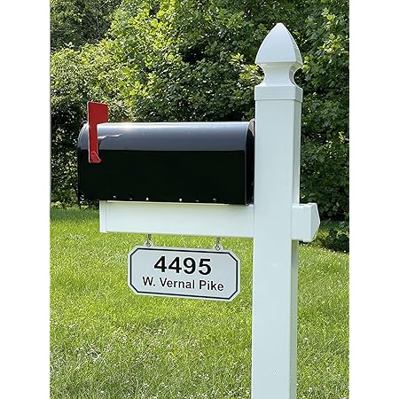 4Ever Products The Loudon Vinyl/PVC Mailbox Post No Dig System ...