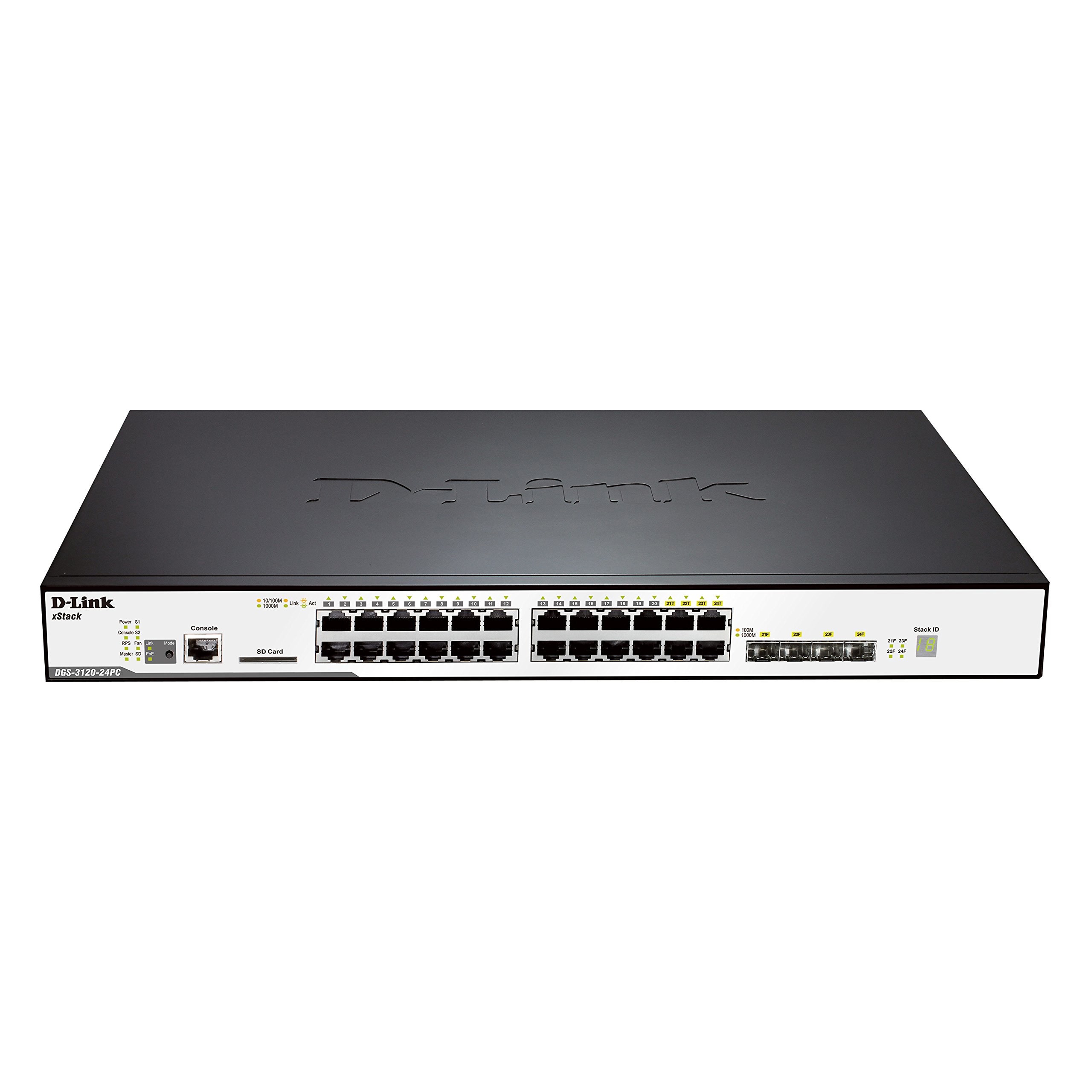 Buy xStack Managed 24-Port Gigabit Stackable L2 PoE+ Switch, 4 Combo ...