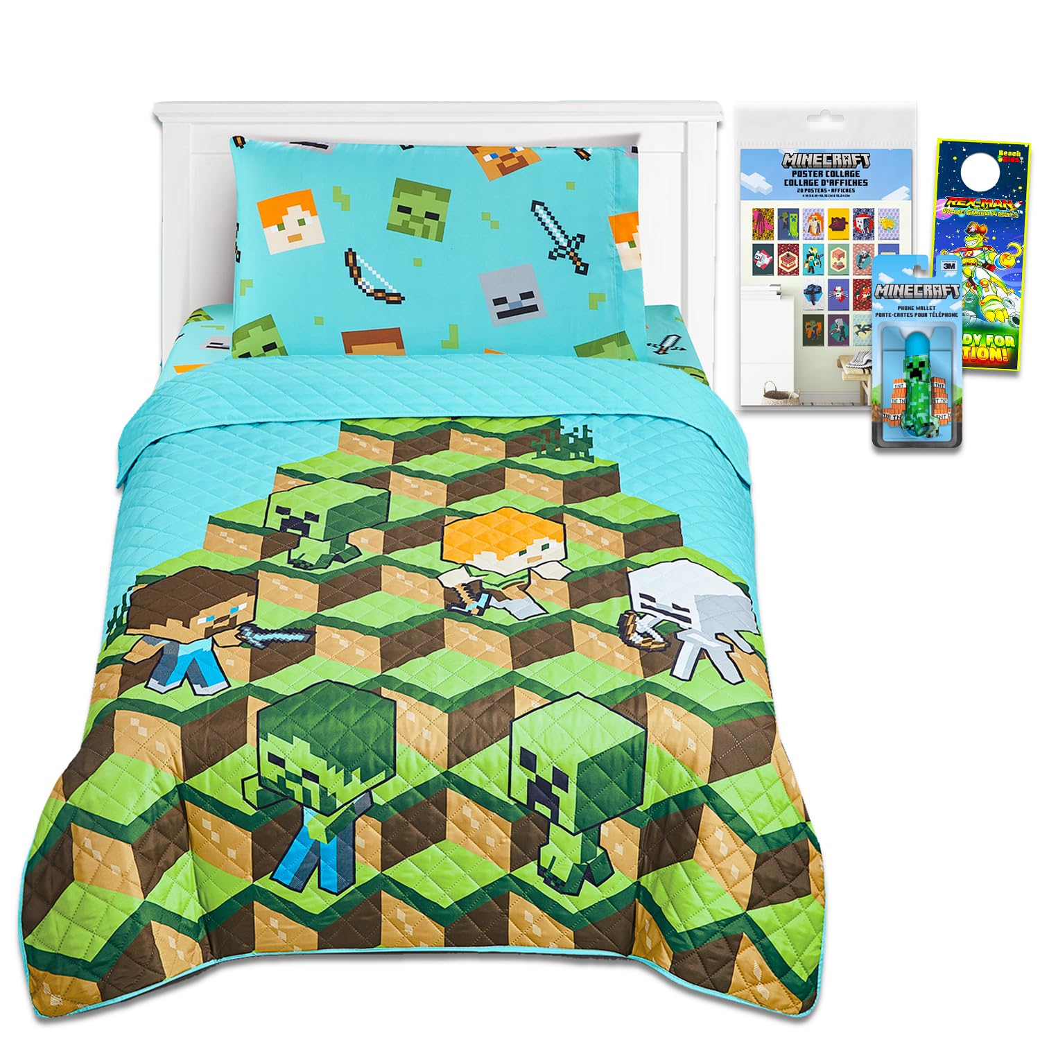 Minecraft Bedroom Designs Lids Minecraft Characters Wall Decal Kids