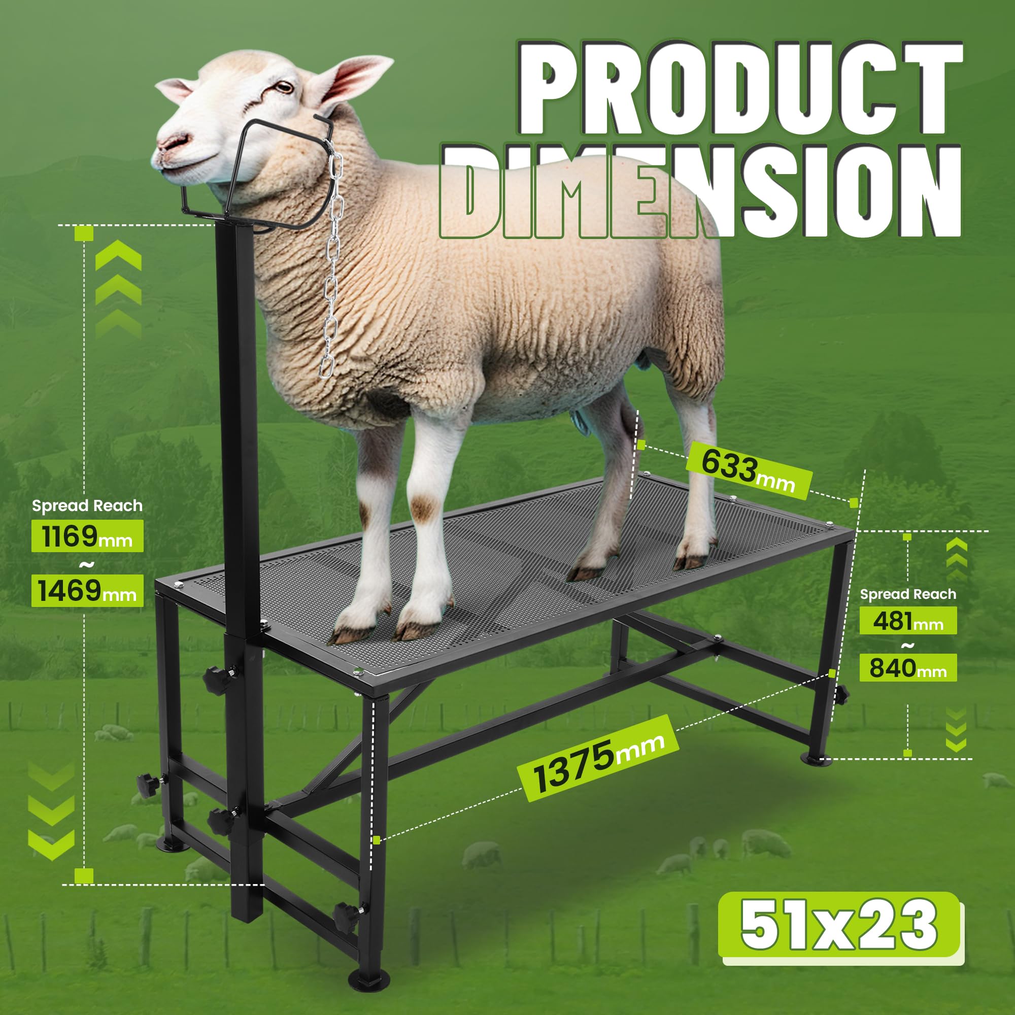 Goat Trimming Tables