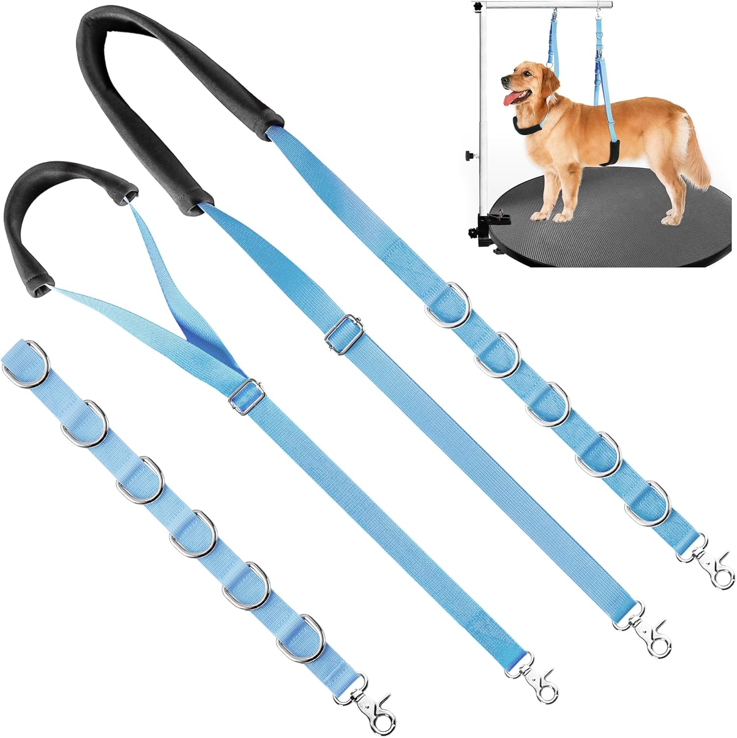 Amazon.com : Uni PNR Dog Grooming Belly Strap - Dog Grooming Table Arm ...