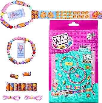 Yizemay 140pcs Sticky Sticker Rolls Bracelet, Friendship Bracelet ...