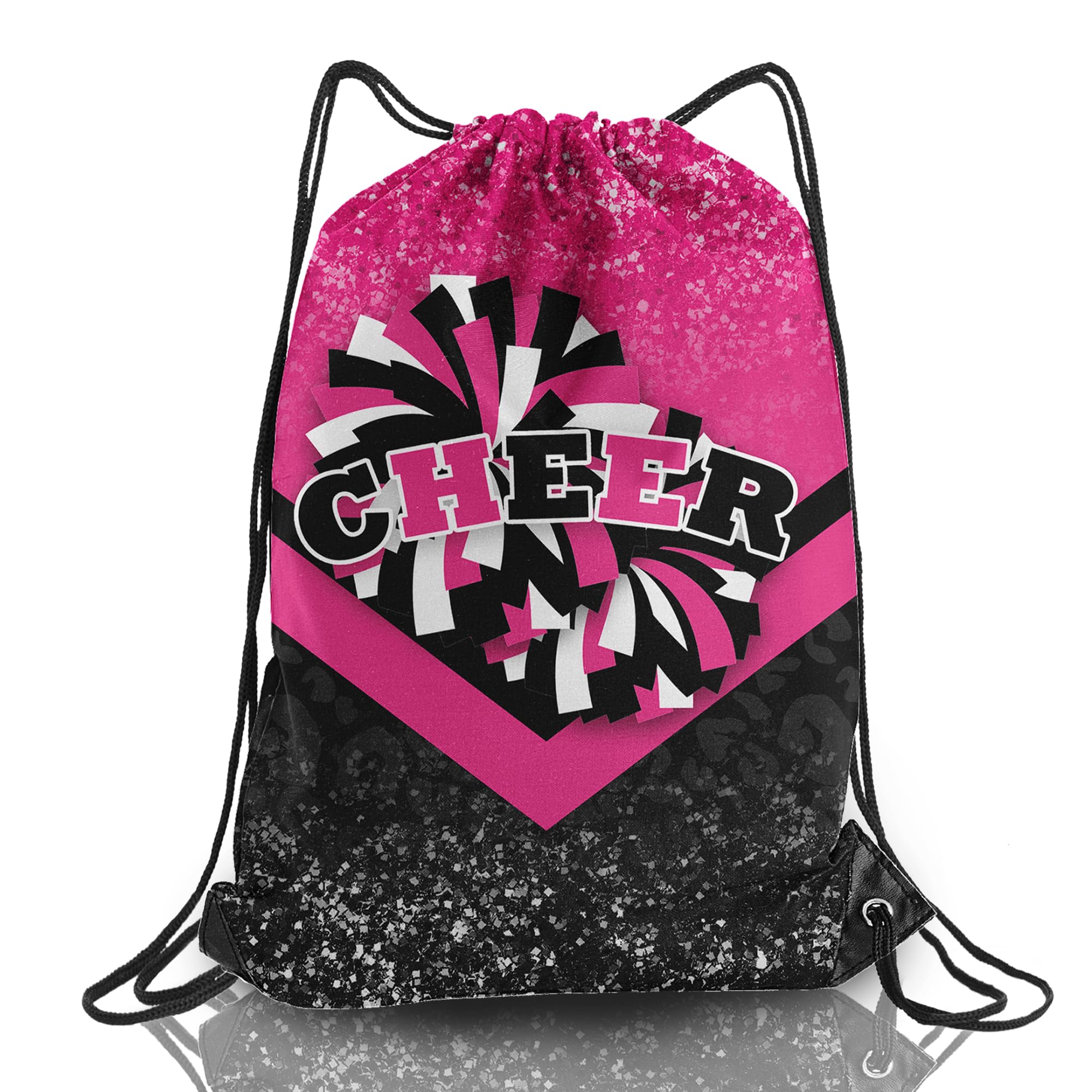 Amazon.com | SKYIGC Cheer Drawstring Backpack Cheerleading Drawstring ...