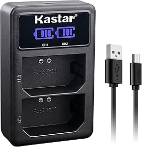 Amazon.com: Kastar Cargador dual LCD para cámaras digitales Sony NP-FZ100, BC-QZ1, Sony Alpha 9 ...