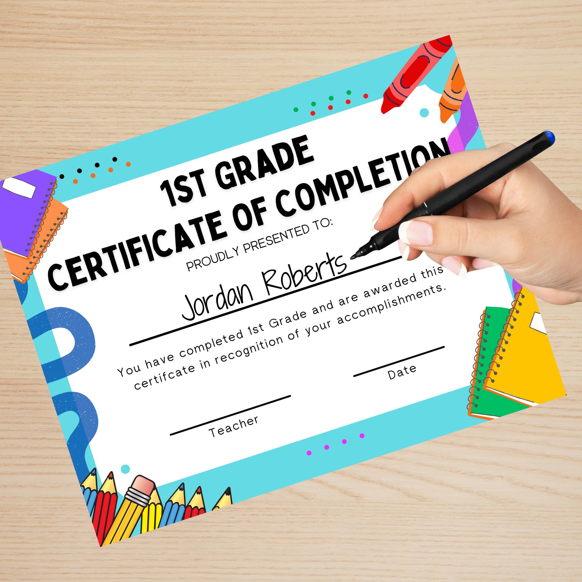 Diplomas De Graduación De Primer Grado Imprimibles