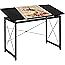 Amazon.com: H&A 47"x 24" Tiltable Drawing Desk Drafting Table Wood ...