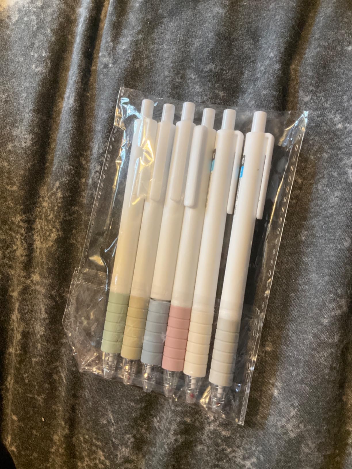 Cobee Retractable Ballpoint Pens with Soft Grip, 6 Pcs 0.5mm Gel Ink ...