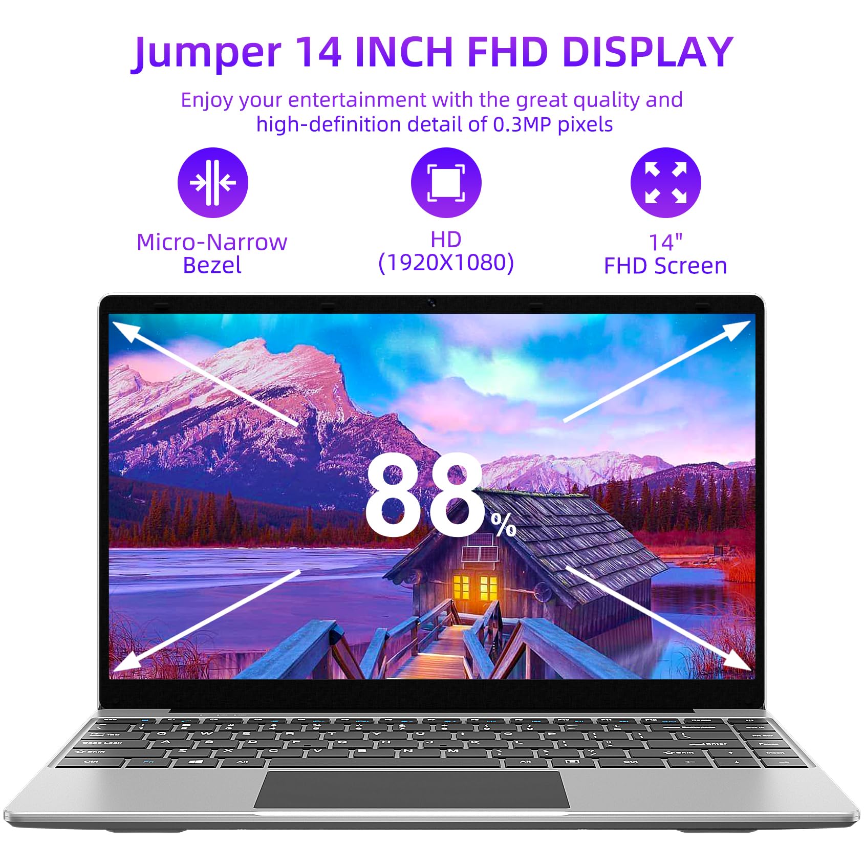 Snapklik.com : Jumper Laptop, 12GB LPDDR4 RAM, 256GB SSD Laptops ...
