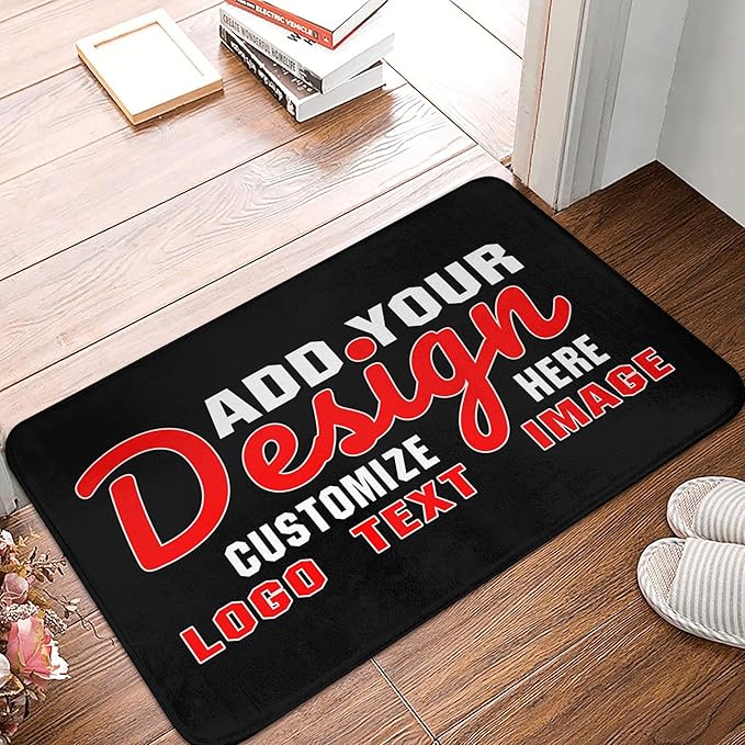 Amazon.com: Custom Doormat Welcome Door Mat Personalized Photo Text ...