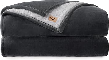 Amazon.com: UGG Nita Full/Queen Blanket, Cozy Soft Queen Bedding, Plush ...