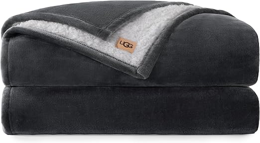 Amazon.com: UGG Nita Full/Queen Blanket, Cozy Soft Queen Bedding, Plush ...