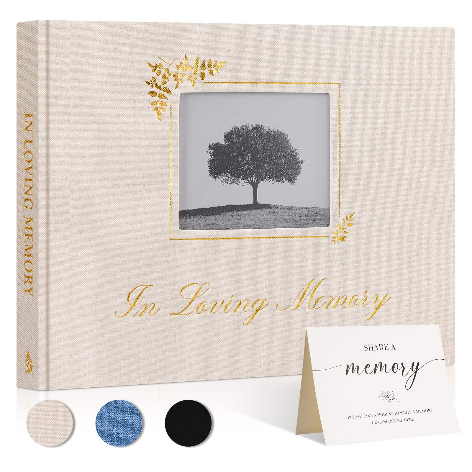 Amazon.com: Lanpn Funeral Guest Book for Memorial Service, in Loving ...