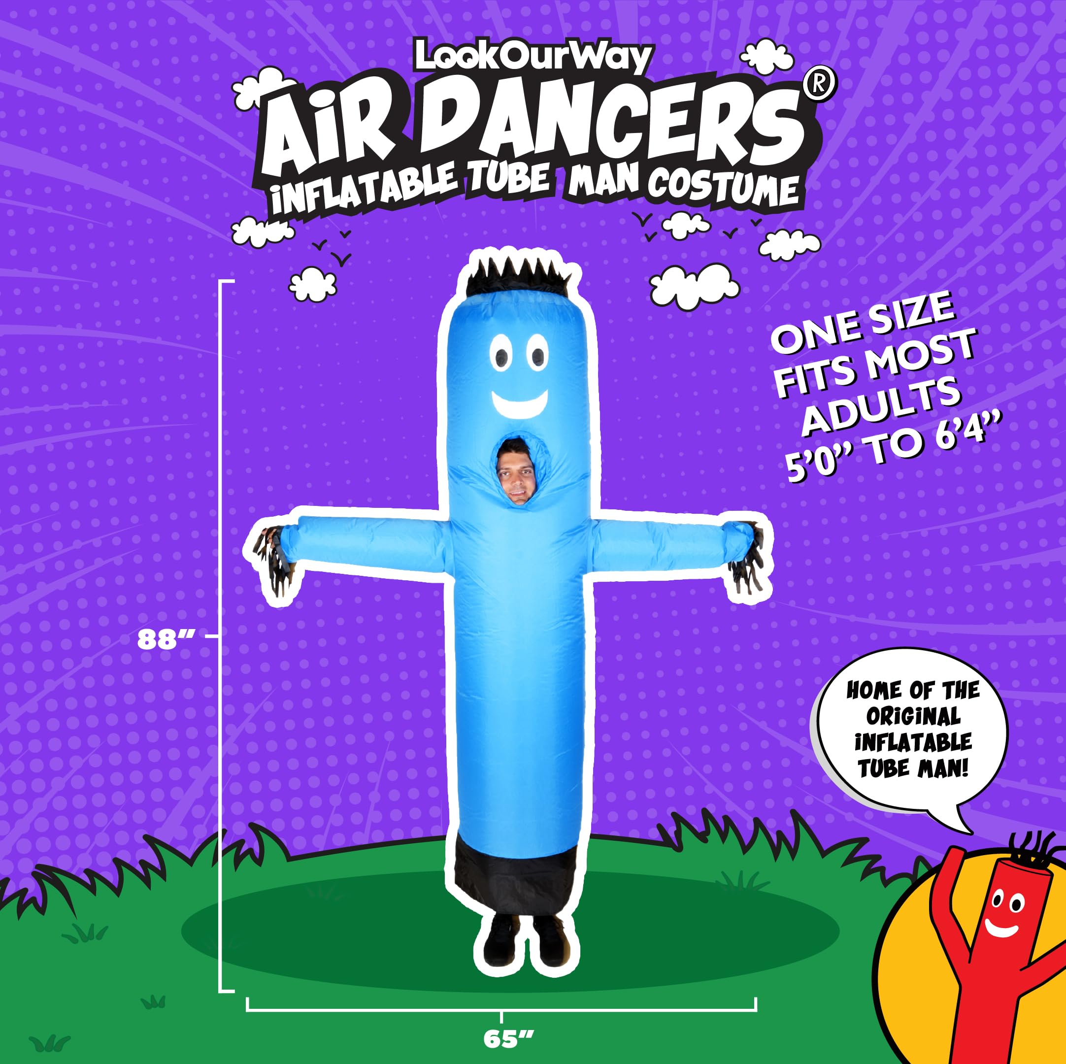Snapklik.com : Inflatable Tube Man Funny Inflatable Costume Adult For ...