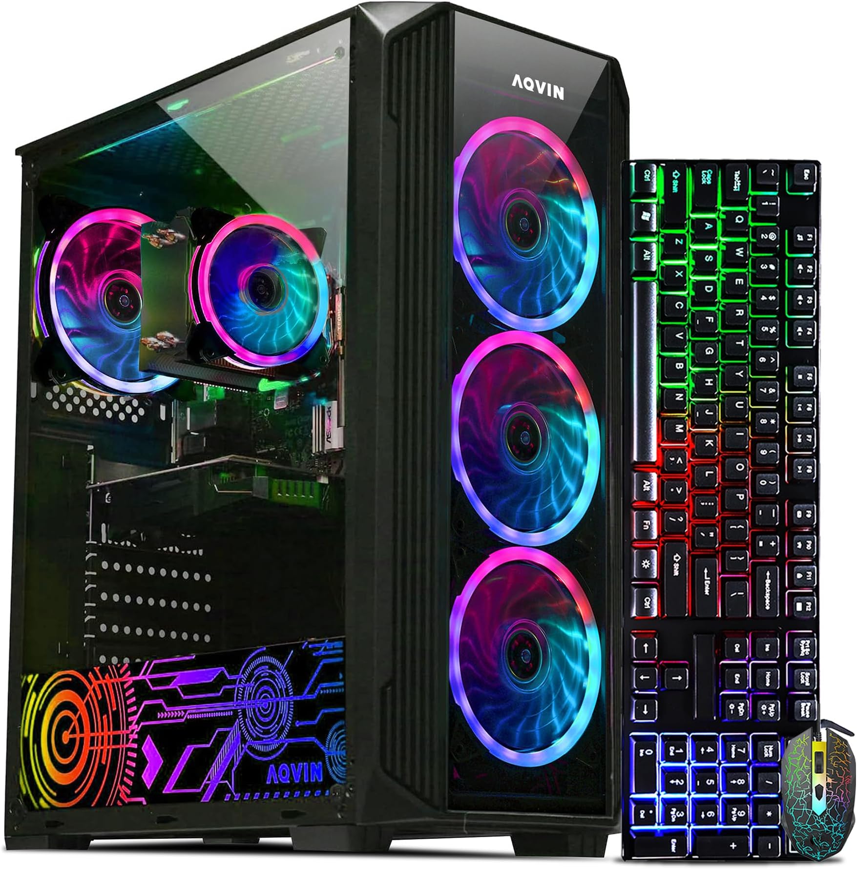 AQVIN Gaming PC Tower Desktop | Intel Core i7 6700 Up to 4.0 GHz | GTX ...
