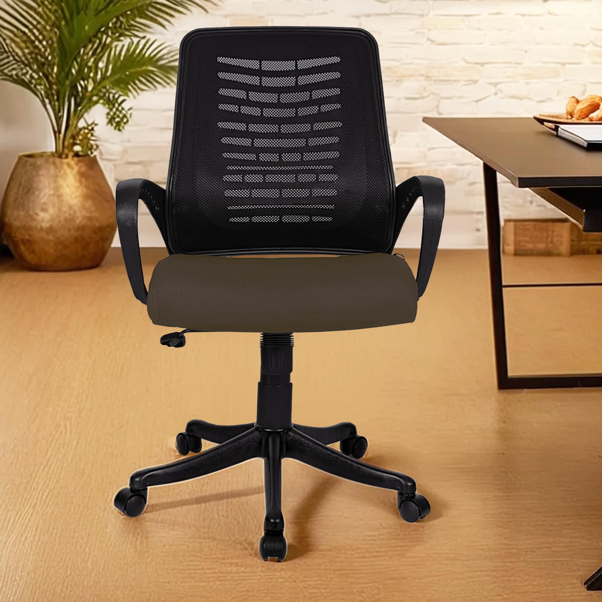 SAVYA HOME Apex Zoom Ergonomic Home and Revolving Office Chair, Mesh ...
