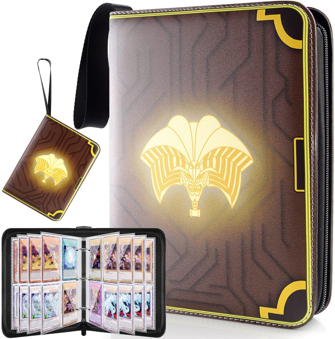 JoyHood Trading Card Binder for YGO Cards, TCG Card Folder Album Books ...