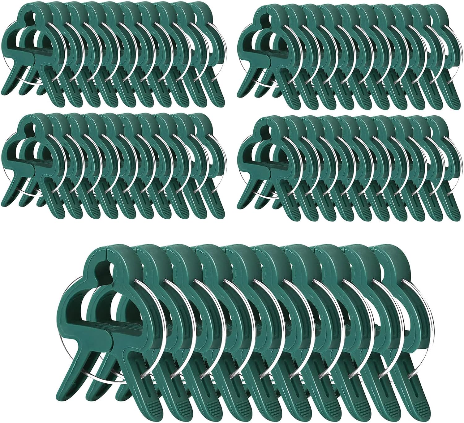 50 Pcs Plant Clips,Garden Plant Support Cips for Tomato Cage, Outdoor ...