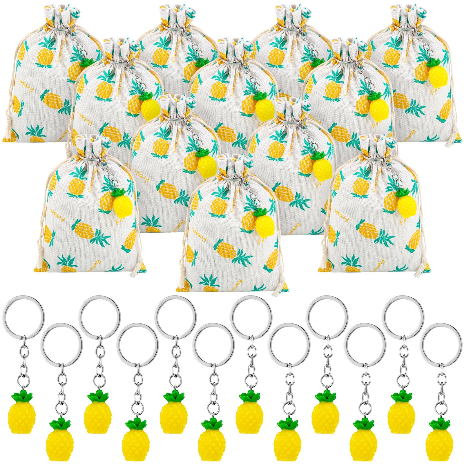 Amazon.com: Shappy 24 Pcs Pineapple Party Favors Include Pineapple ...