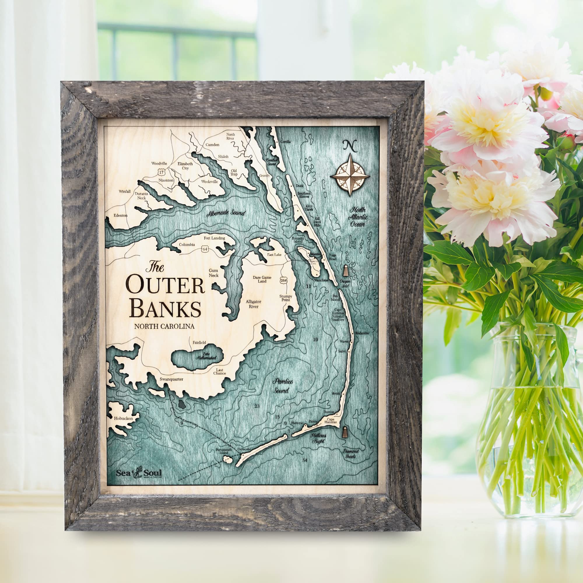 Map Outer Banks Vacation Rentals