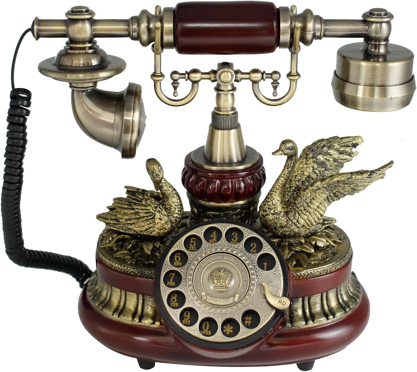 Tikwisdom - Magnifique téléphone antique à cadran rotatif de style ...