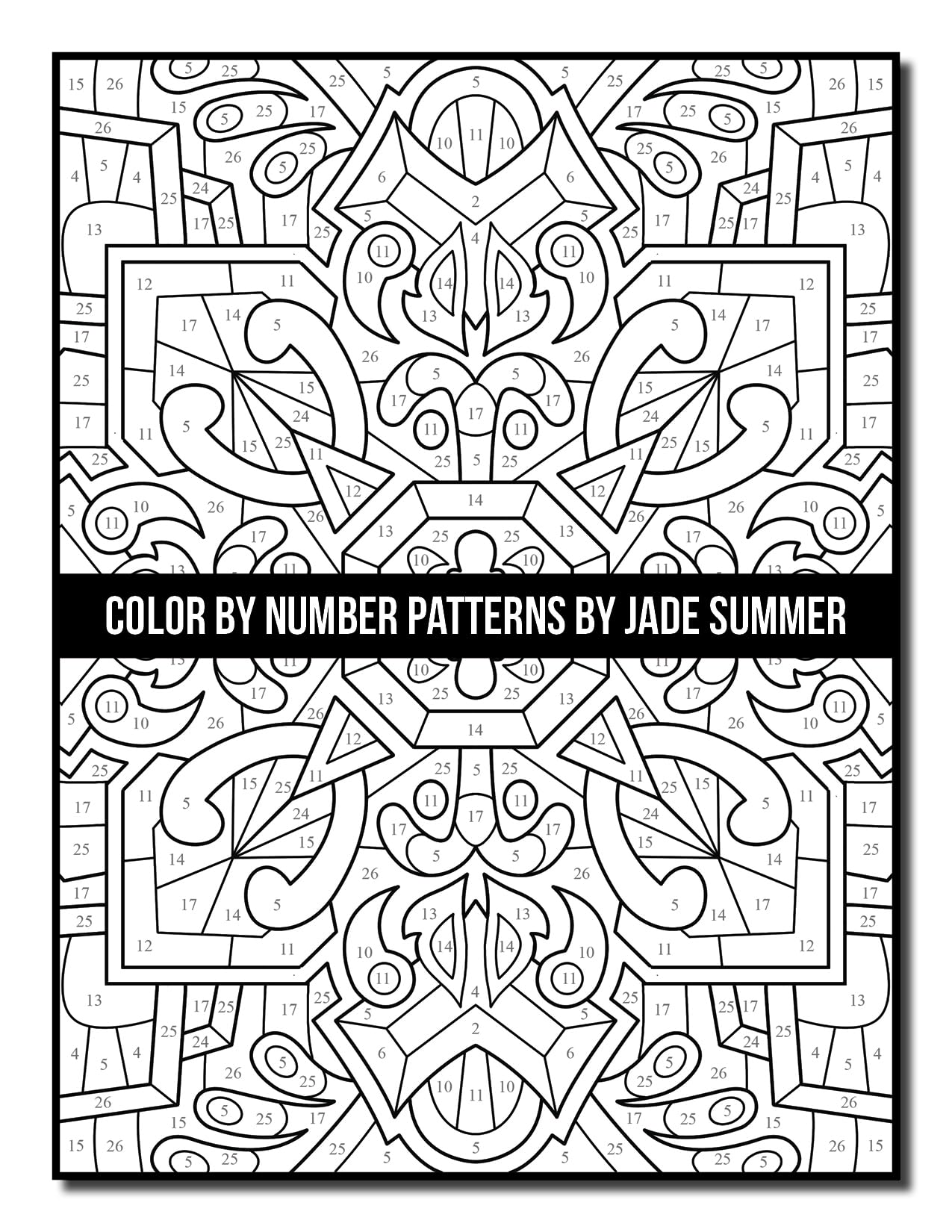 Snapklik.com : Color By Number Patterns: An Adult Coloring Book