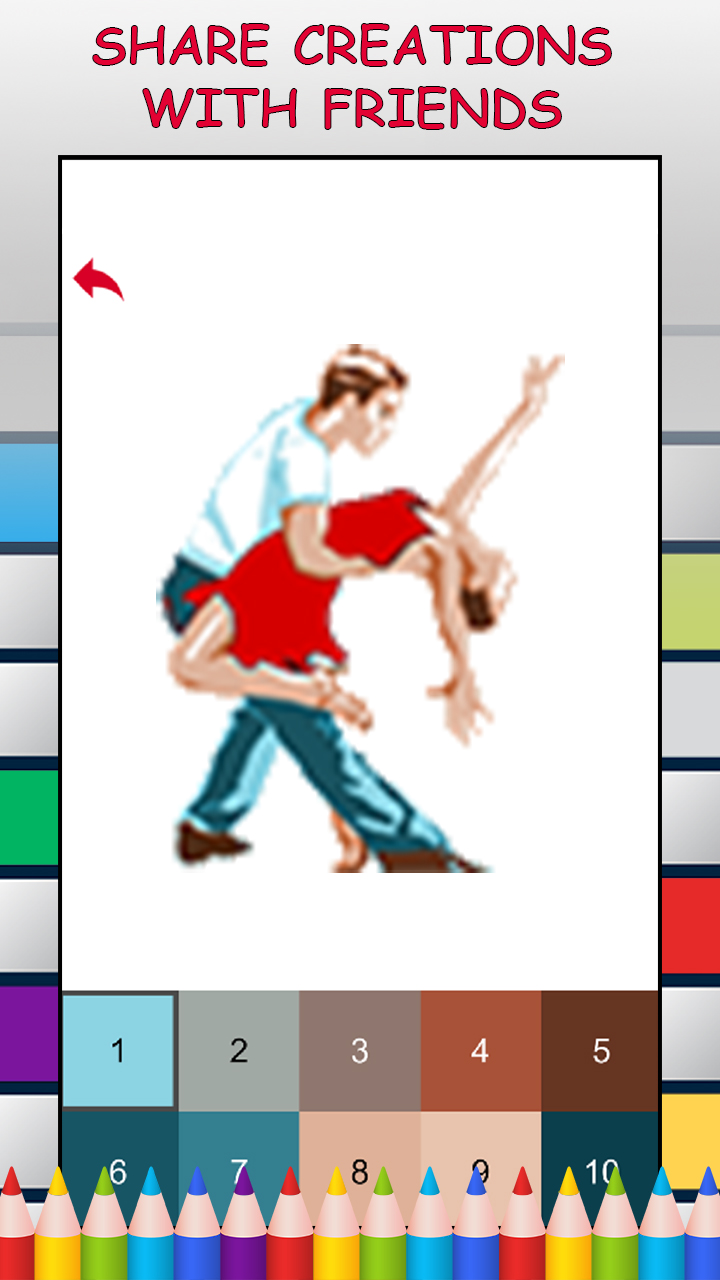 Dancing Color by Number - Free Pixel Art Game - Coloring Book Pages ...