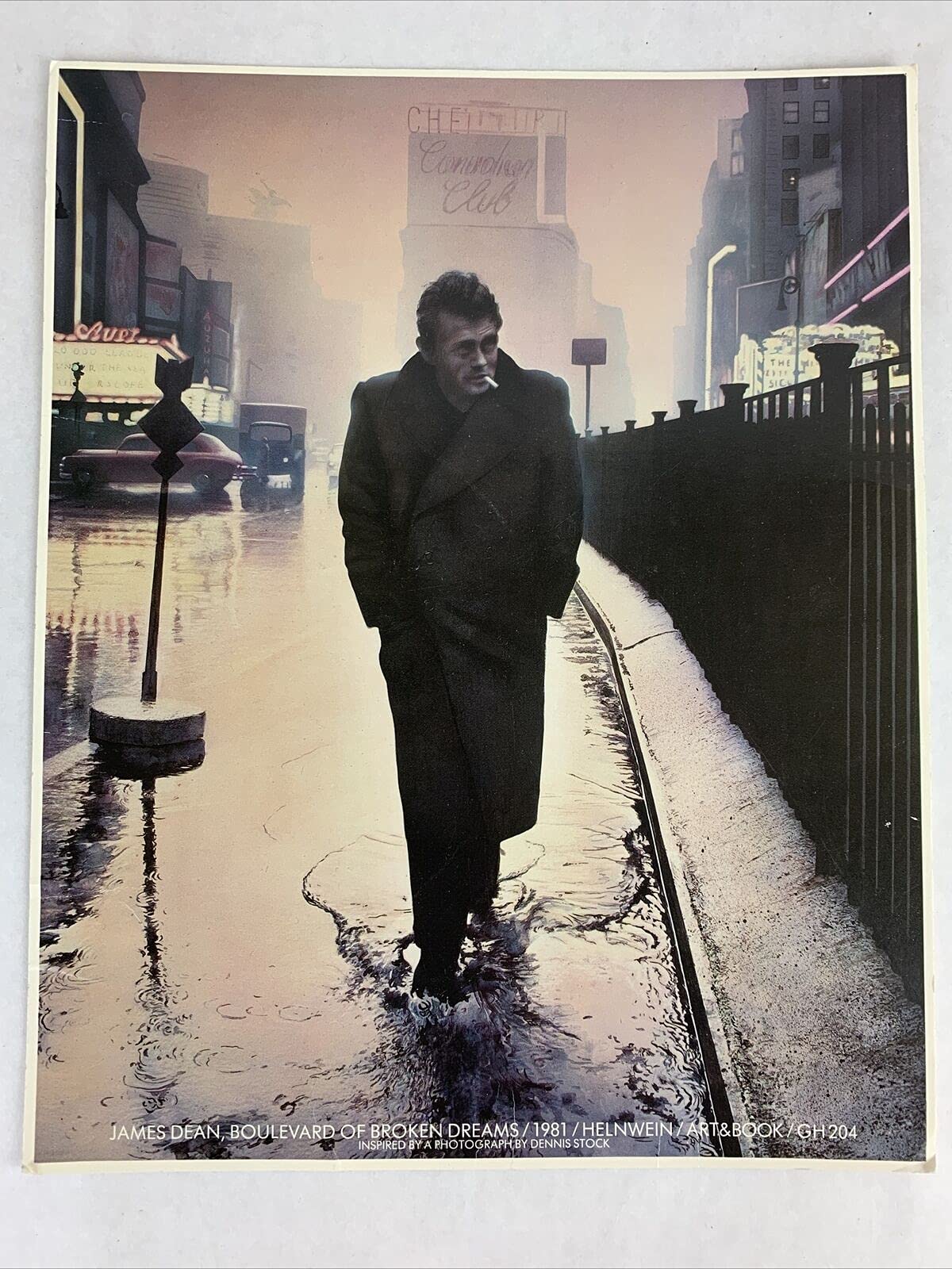 James Dean Poster Boulevard Of Broken Dreams