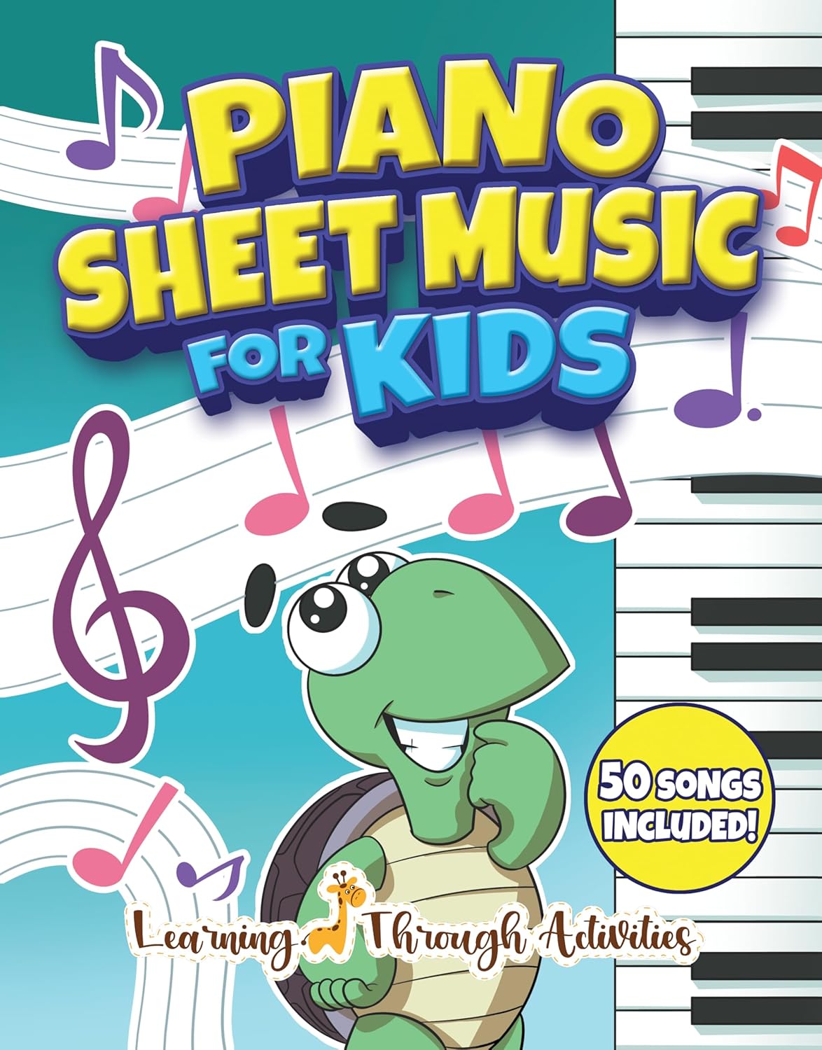 Amazon.com: Piano Sheet Music For Kids: Your First Piano Songbook - 50 ...