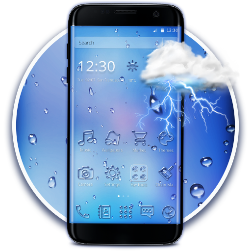 Drizzle Rain Drops Theme - App on Amazon Appstore
