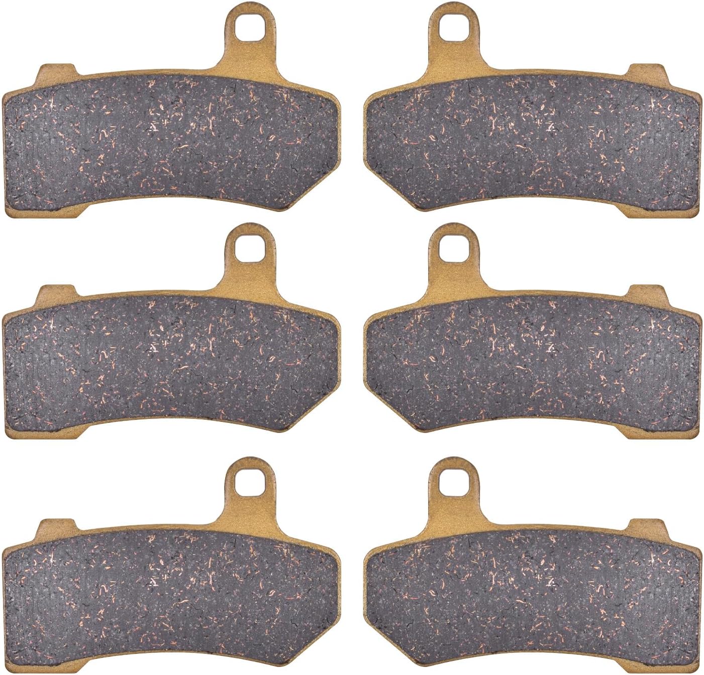 Amazon.com: 41854-08 Ceramic Front and Rear Disc Brake Pad for Harley ...