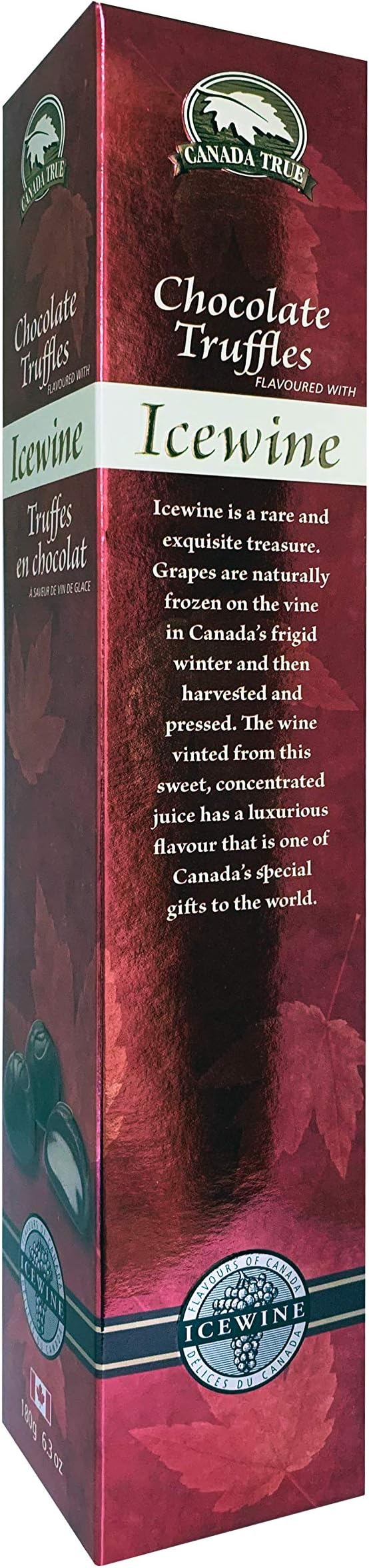 Amazon.com : Canada True Chocolate Truffles flavoured with Icewine ...