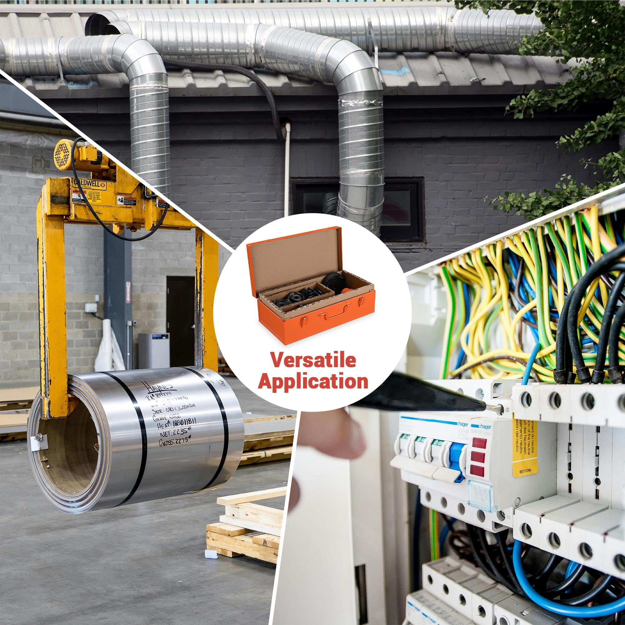 Snapklik.com : Yescom 15 Ton Hydraulic Knockout Punch Set