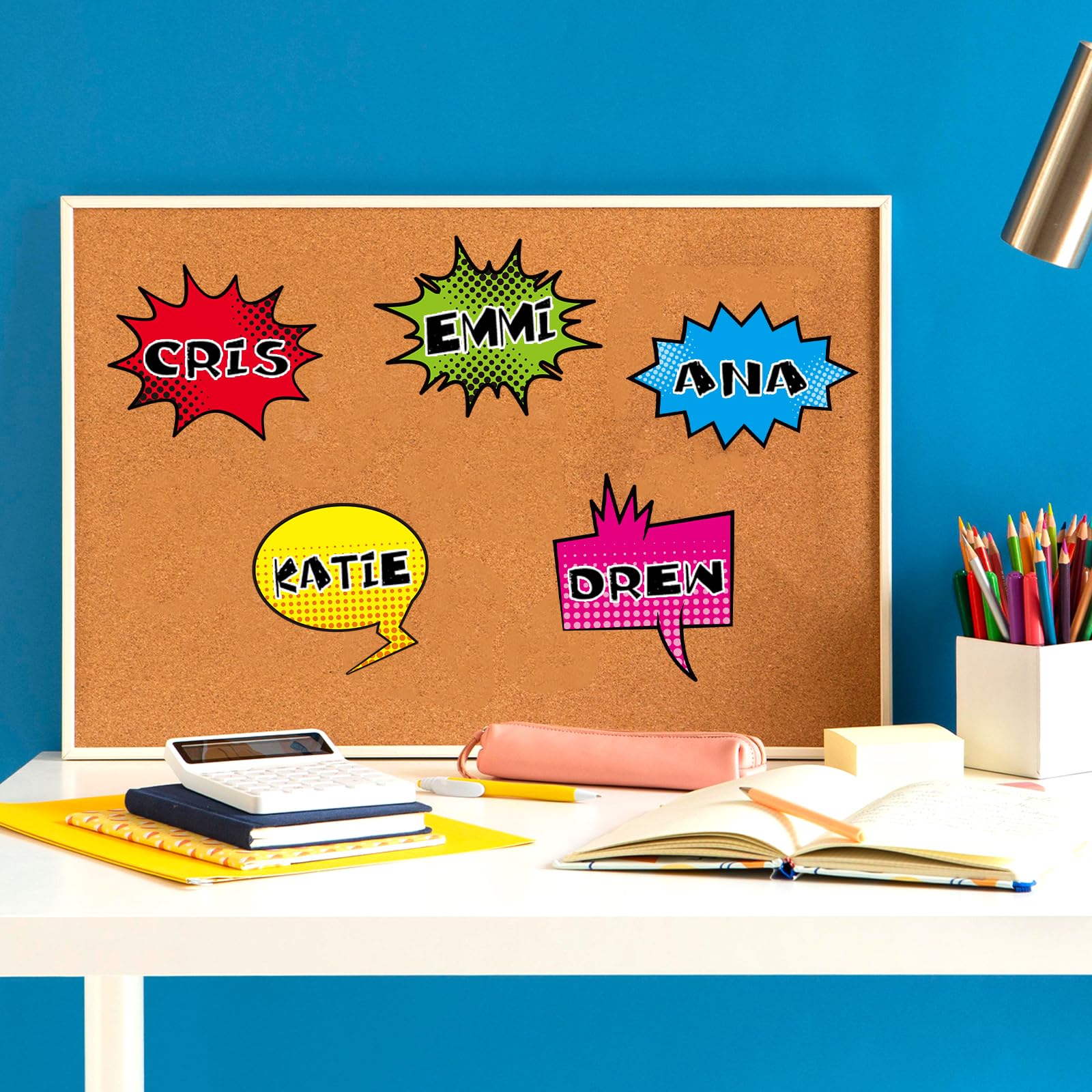 Snapklik.com : Super Hero Bulletin Board Cutouts 75 Pack Comic ...