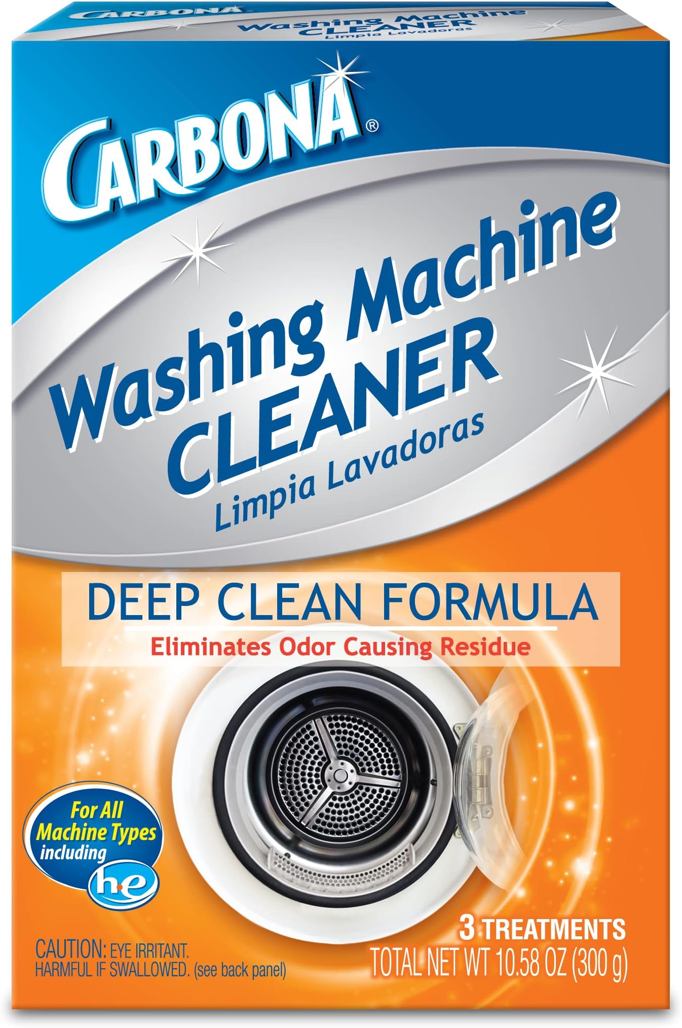 Amazon.com: Carbona® Washing Machine Cleaner | Eliminates Odor ...