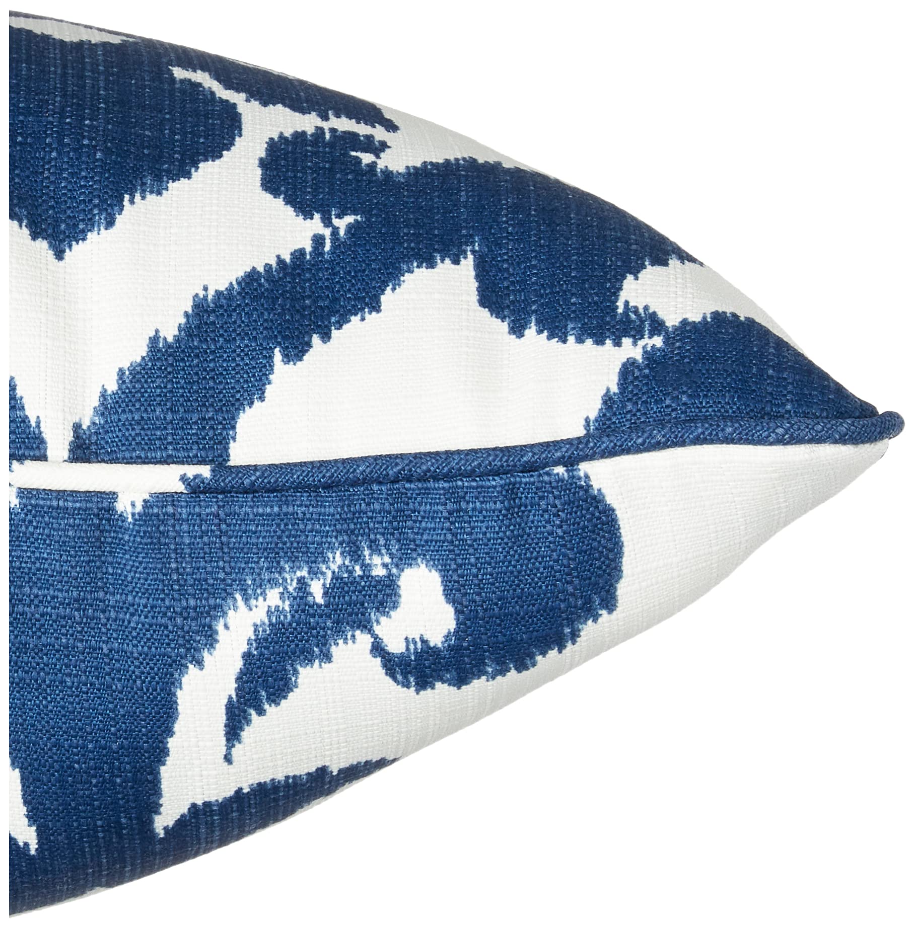 Pillow Perfect - 500072 Outdoor/Indoor Basalto Navy Throw Pillows, 18.5 ...