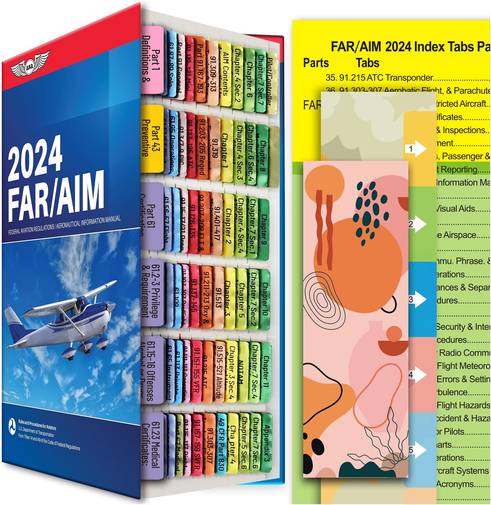 Amazon.com: FAR/AIM 2024/2023 Color Tabs for Private Pilot ...