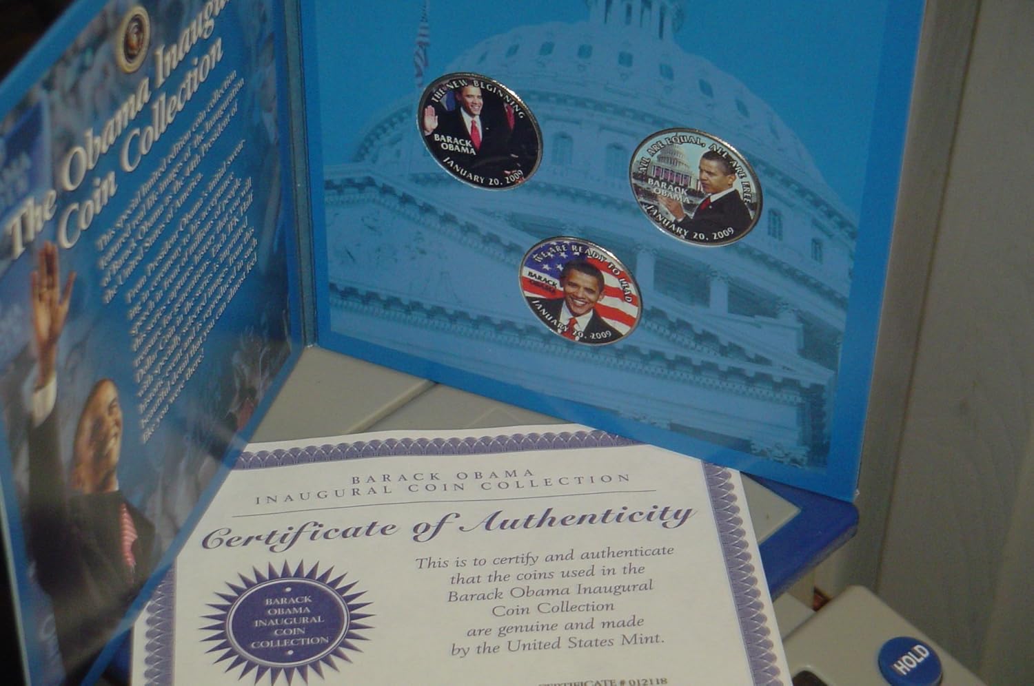 Amazon.com: President Barack Obama Inaugural Coin Collection - 3 ...